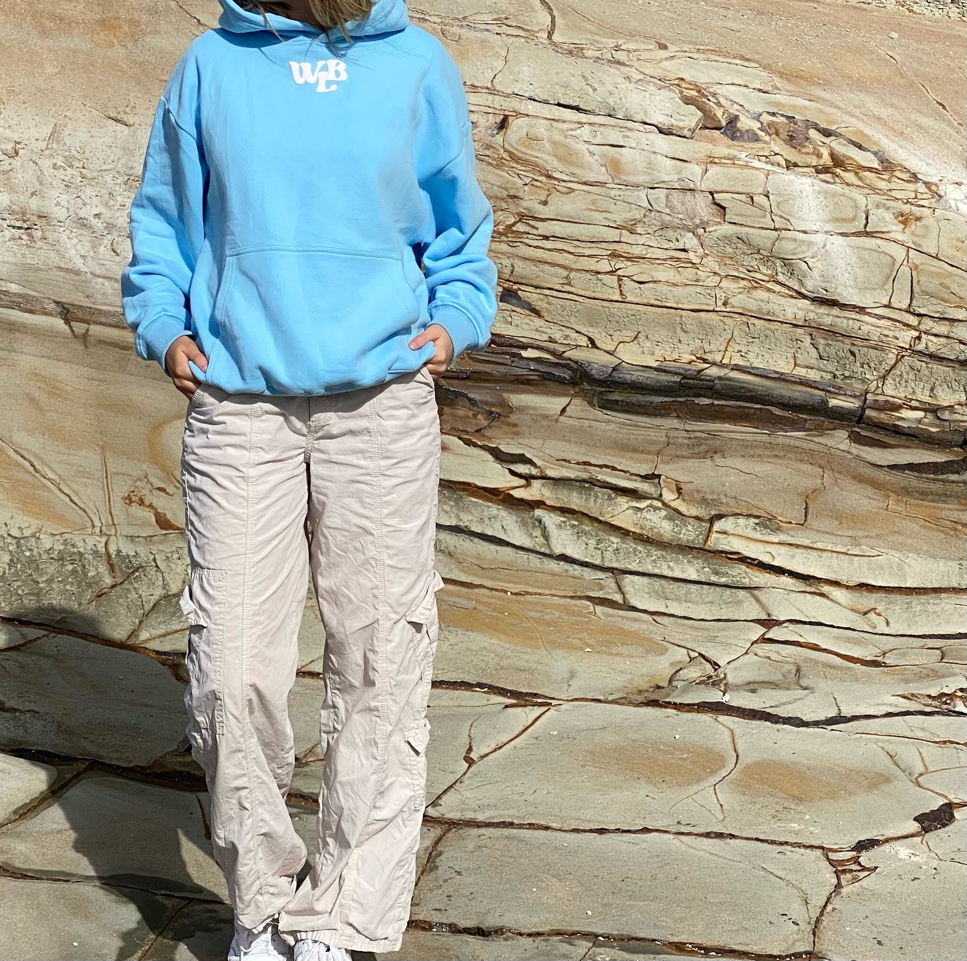 The Powder Blue Hoodie – With Love Bean